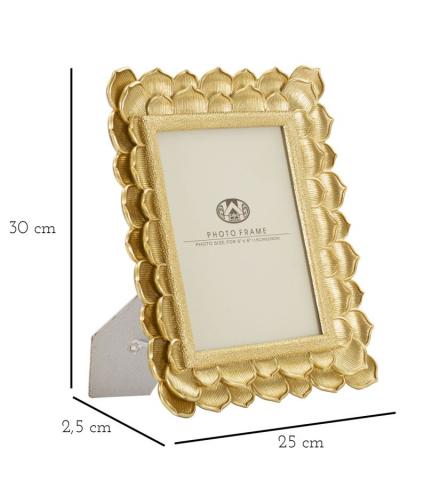 ΚΟΡΝΙΖΑ POLYRESIN ΧΡΥΣΟ ΧΡΩΜΑ ΕΞΩΤΕΡΙΚΟ 25X2,5X30ΕΚ ΕΣΩΤΕΡΙΚΟ 15Χ20ΕΚ ...